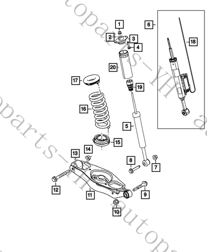 OEM 5047980AE for JEEP RAM DODGE CHRYSLER FIAT Multiair Actuator 14-23 ...