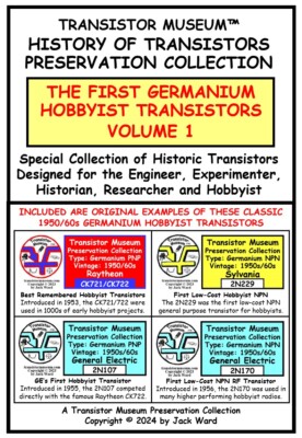 The First Germanium Hobbyist Transistors - 2N107 2N170 CK721 CK722 ...