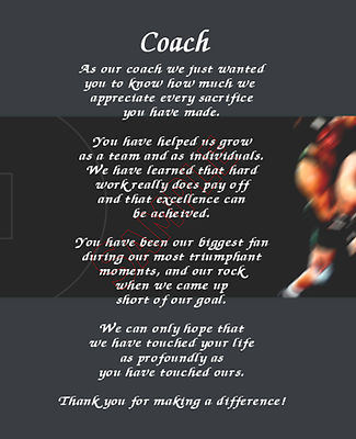 TO OUR WRESTLING COACH PERSONALIZED PRINT POEM END OF THE YEAR ...