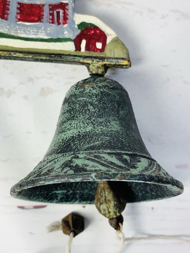 Vintage Cast Iron English Lighthouse Dinner Alarm Bell Door Knocker | eBay