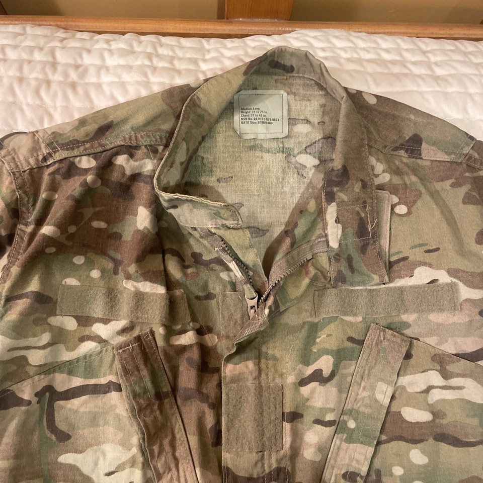 US Army/US Air Force OCP Combat Uniform ACU Multicam Blouse, Size ...
