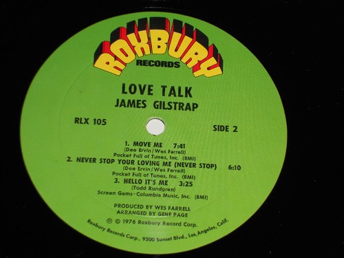 JAMES GILSTRAP LOVE TALK Near Mint Funk Soul album | eBay