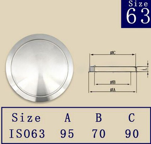 1PC ISO vacuum flange blind ISO63 ISO80 ISO100 ISO160 | eBay