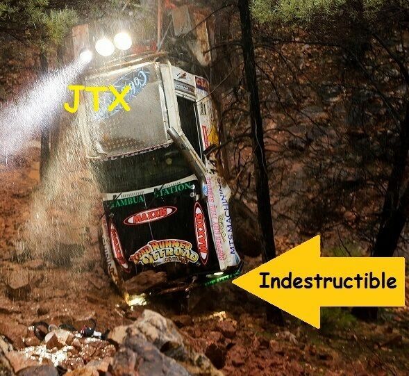 JTX 7" LED Headlights Black no Halo Ford Falcon GS GT XM XP XR XT XY XW ...