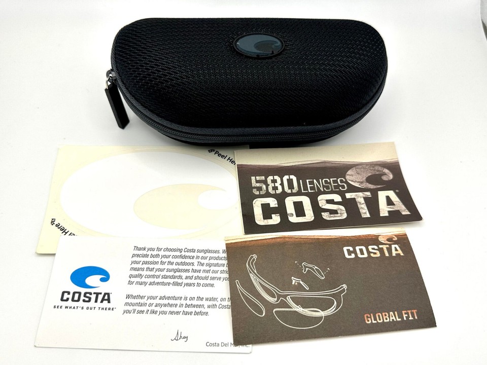Costa Del Mar Corbina Global Fit Sunglasses Matte Black/Copper ...