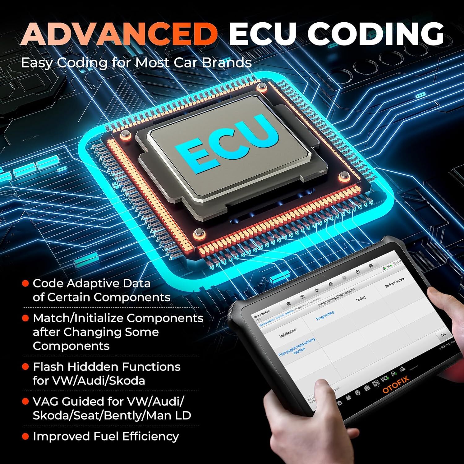 OTOFIX EvoScan Ultra Car Diagnostic Scanner J2534 ECU Programming ...