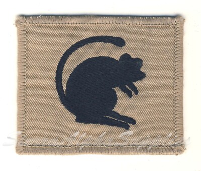 British Army Surplus Tan 4th Armoured Division Rat TRF Right Face ...