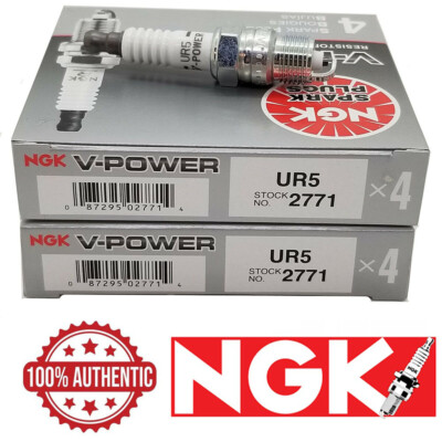 8 Plugs of NGK V-Power Spark Plugs 2771/UR5 | eBay