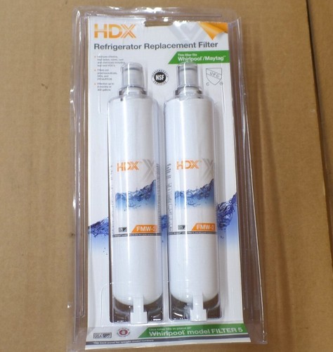 HDX 107031 FMW-2 PREMIUM REFRIGERATOR WATER FILTER WHIRLPOOL FILTER 5 ...