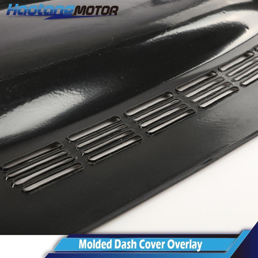 Black Molded Dash Cap Cover Overlay Fit For 1999-2006 Silverado Sierra ...