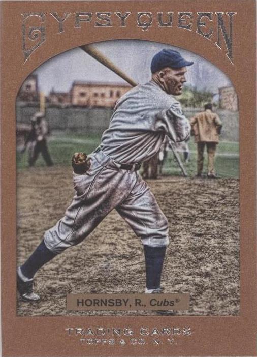 2011 Topps Gypsy Queen - Rogers Hornsby #60 Framed Paper /999 for sale ...