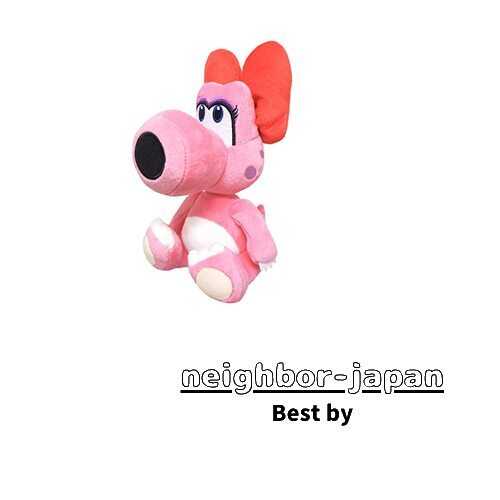 New Sanei Boeki Super Mario All Star Collection Birdo Plush Toy Size S ...