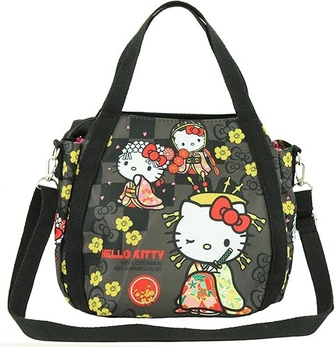 Yasuda Tsusho Japanese Pattern Series 2-Way Shoulder Bag, Hello Kitty ...
