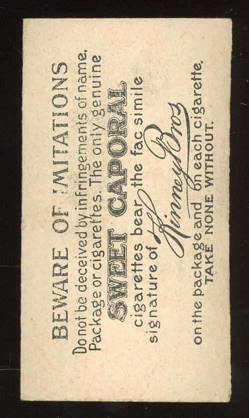 1890 N245 Kinney Sweet Caporal Actors & Actresses Sadie Martinot ...