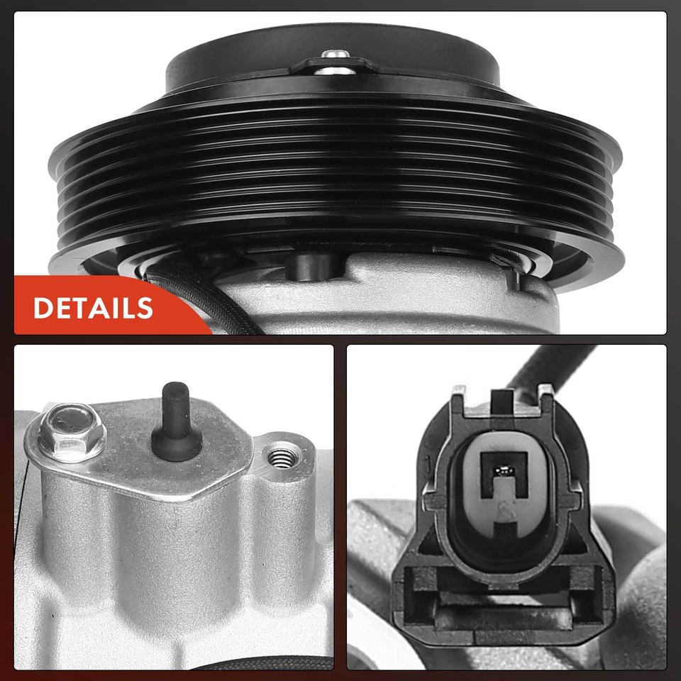 A/C AC Compressor w/ 10SR17C Style for Honda Pilot Odyssey Ridgeline ...