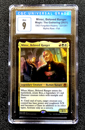 MYTHIC RARE CGC 9 MINT 2021 BELOVED RANGER MAGIC THE GATHERING 227/281 ...