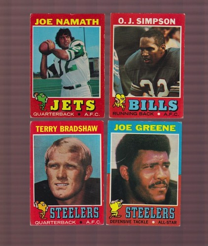 1971 Topps Football complete set with Terry Bradshaw Rookie | eBay
