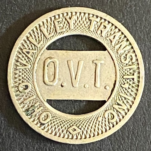 Ohio Valley Transit OVT (West Virginia) G/F Transit Token 16mm | eBay