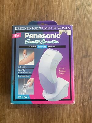 NEW PANASONIC SMOOTH OPERATOR ES208 WET/DRY LADIES Electric SHAVER ...