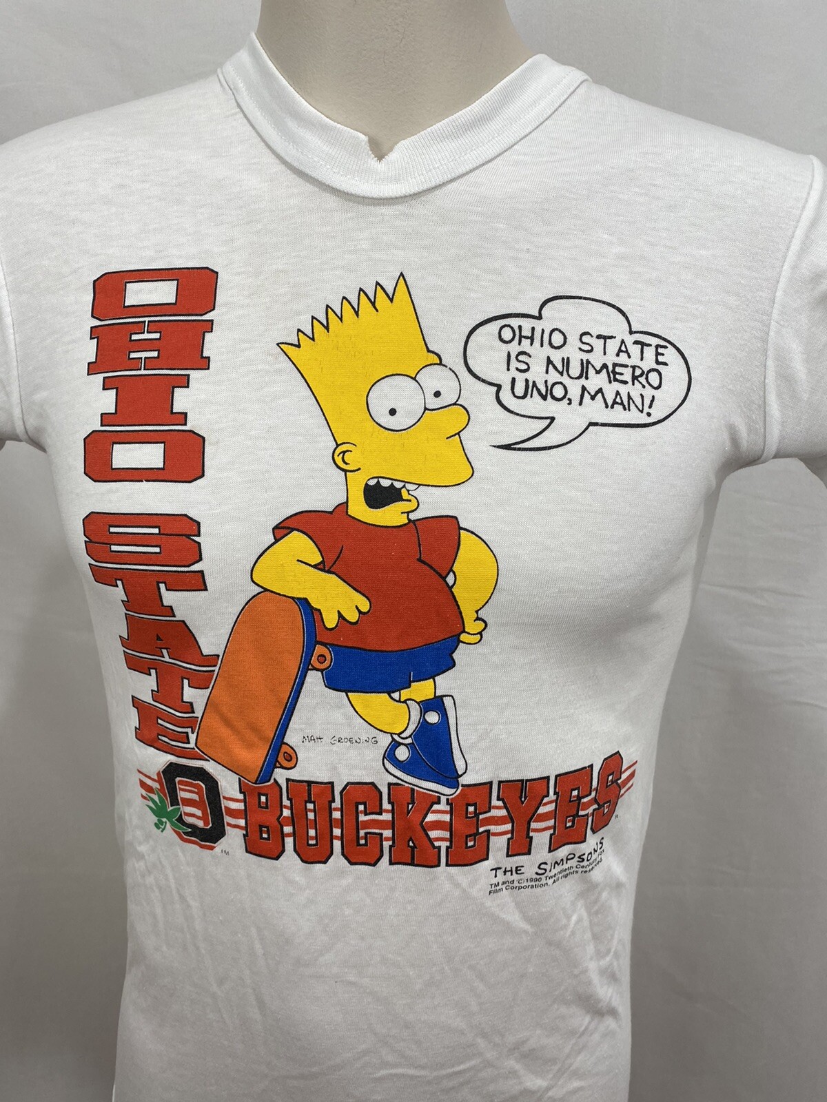 Rare Vintage 1990s The Simpsons Ohio State Buckeyes B… - Gem