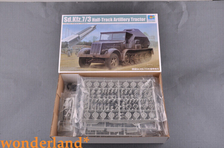 Trumpeter 09537 SdKfz.7/3 Half-Track Artillery Tractor model kit 1/35 ...