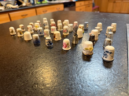 Massive Vintage Ceramic and Metal Thimble Collection Must See | eBay