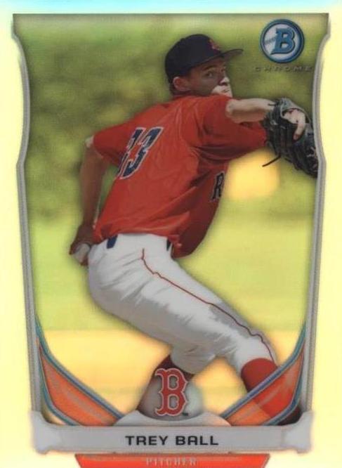 2014 Bowman - Prospects Chrome Trey Ball #BCP2 Refractor /500 (RC) for ...
