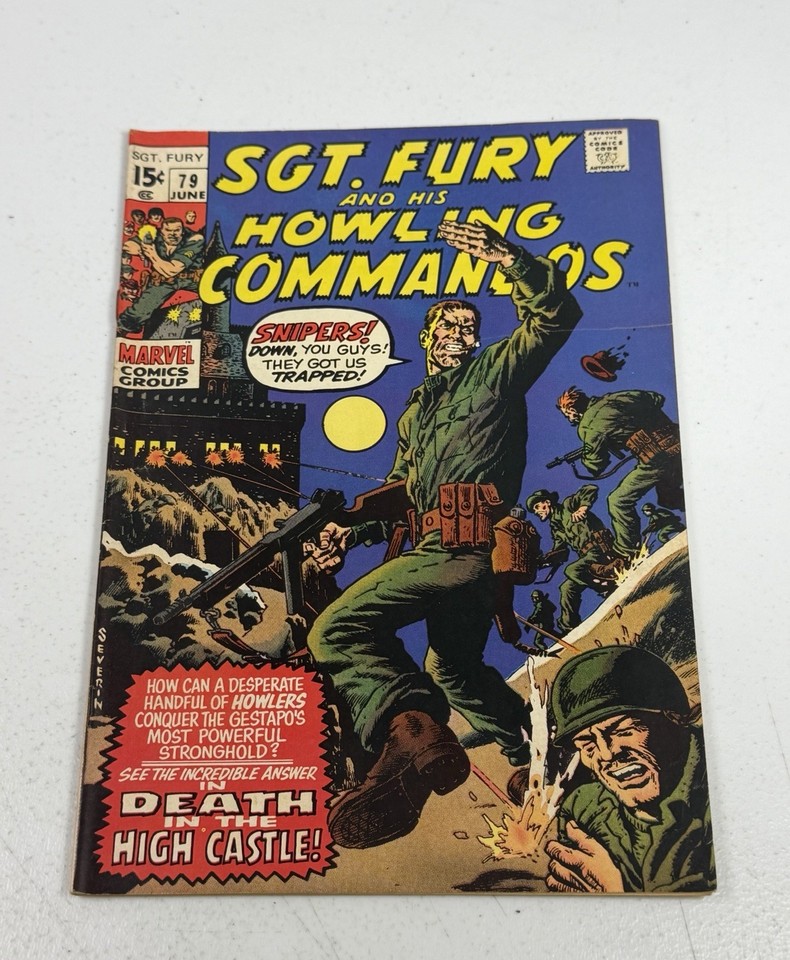 Sgt. Fury and His Howling Commandos #79, #80, #81 - MARVEL COMIC BOOK ...