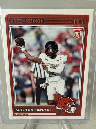 Shedeur Sanders 2025 Score Football Rookie Card #15 Browns RC ⭐️ | eBay