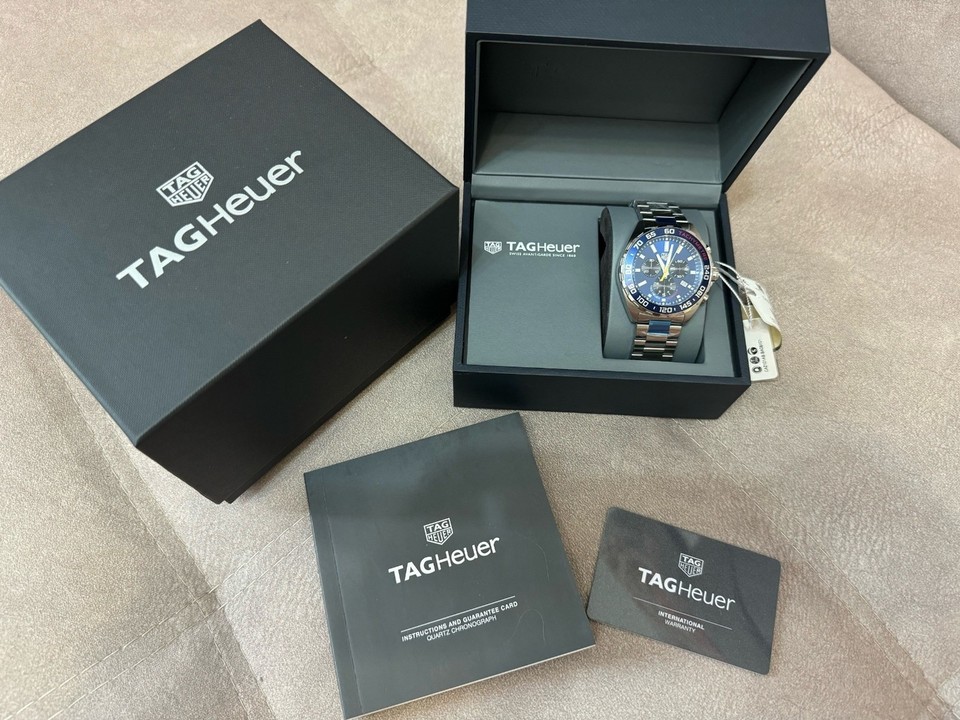 TAG HEUER Formula 1 Red Bull Racing Quartz Chronograph Blue Men's Watch ...