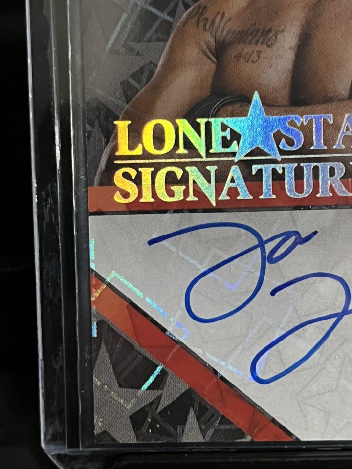 2025 Topps Stadium Club Jon Jones Lone Star Signatures Auto /25 On-Card ...