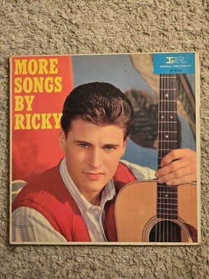 MORE SONGS BY RICKY NELSON LP RARE WITH ATTACHED POSTER 1960 ORIGINAL ...