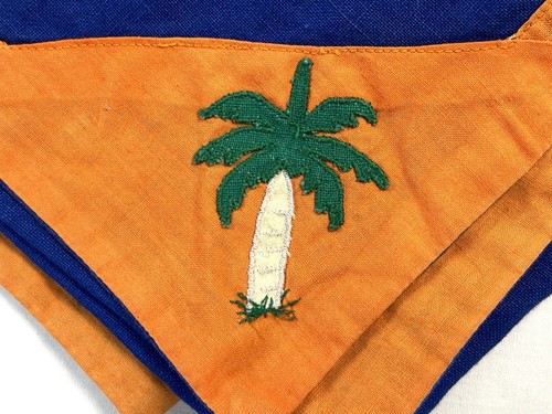 1950s Boy Scouts of Cuba, Central America Neckerchief w/ Palm Tree ...