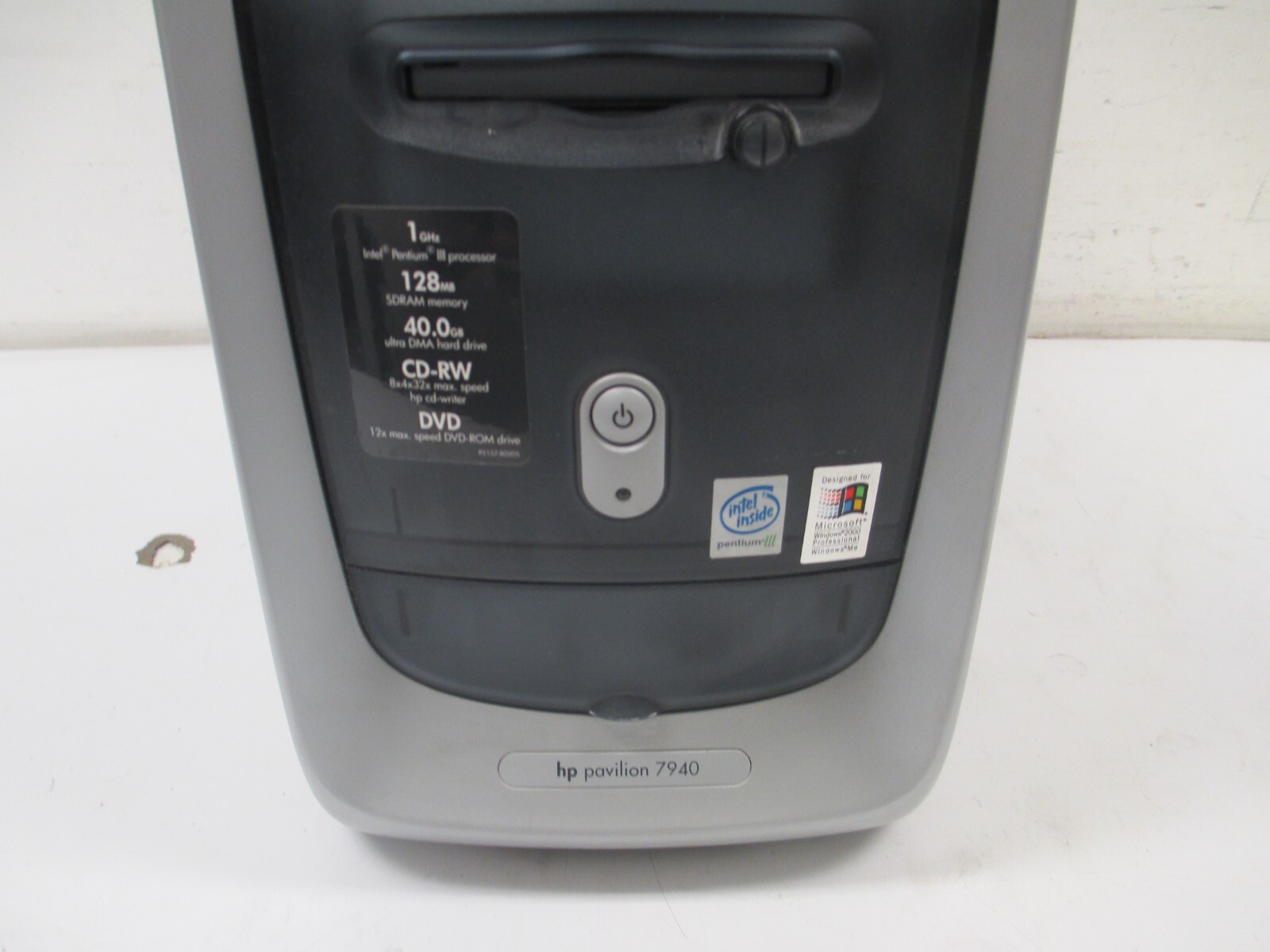 HP Pavilion 7940 (40GB, Intel Pentium III, 1GHz, 128MB) Desktop ...