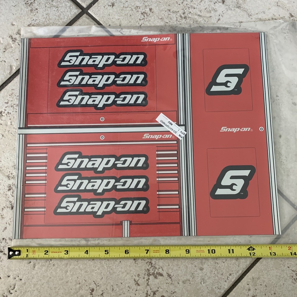 Snap-on Tools Toolbox Magnets/ Fridge Magnets Removable Logos - Red | eBay