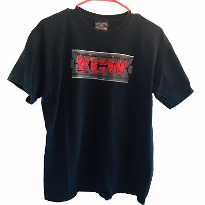 Vintage 90s ECW Extreme Championship Wrestling Steve & Barrys T Shirt M ...