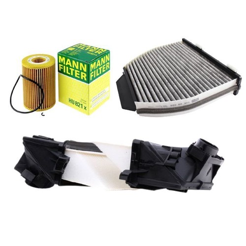 MANN-FILTER Air Oil Cabin Filters fits Mercedes E-class S212 E 350 ...