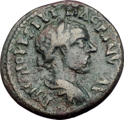 MACRINUS 217AD Parium Parion in MYSIA Authentic Ancient Roman Coin ...