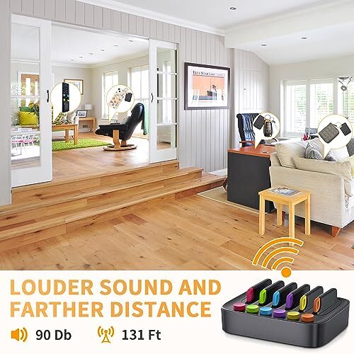 Key Finder Stick on Remote Finder Beeper RF Wireless TV Remote Control ...