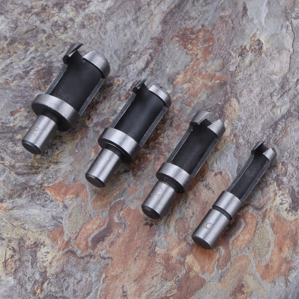 4pcs Plug Cutter Drill Bit Set Power Tools 6 10 13 16mm Wood Plug ...