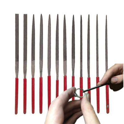 File Needle set 12 PC 5.5" Swiss Pattern NEEDLE FILE Cut 2, Sculptors ...