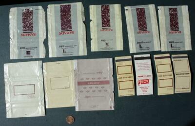 1980-90s Era Ramada Inn Hotel matchbooks & soap wrappers 12 piece set ...
