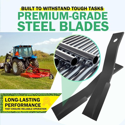 Bush Hog Rotary Cutter Blades 7555 7555BH Replacement for Brush Mowers ...