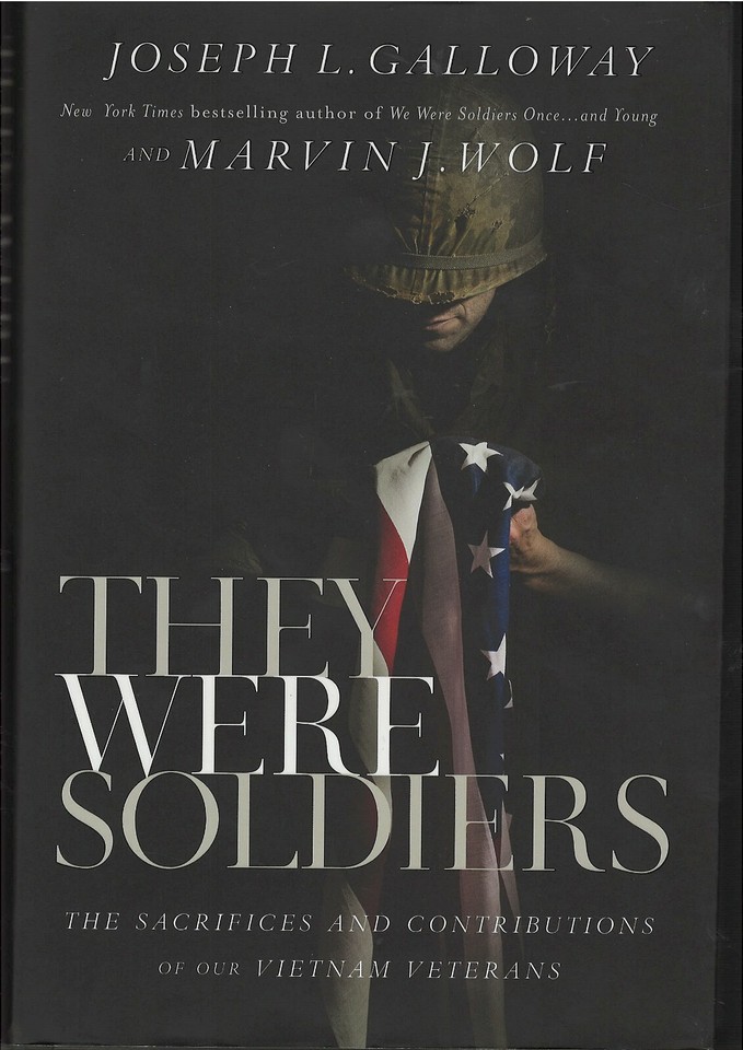 JOE GALLOWAY IA DRANG BATTLE VETERAN THEY WERE SOLDIERS RARE SIGNED ...