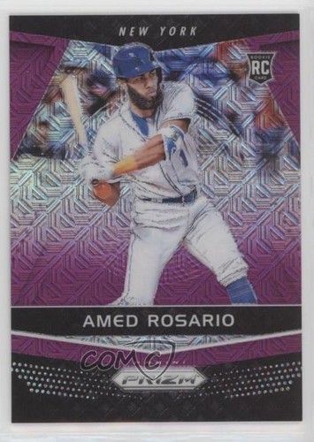 2018 Panini Chronicles Prizm Purple Mojo /99 Amed Rosario #24 Rookie RC ...