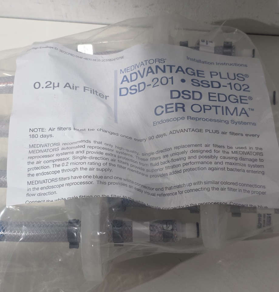 Lot of 11 Medivators MF01-0028 0.2u Air Filter for DSD/SSD/CER Optima ...