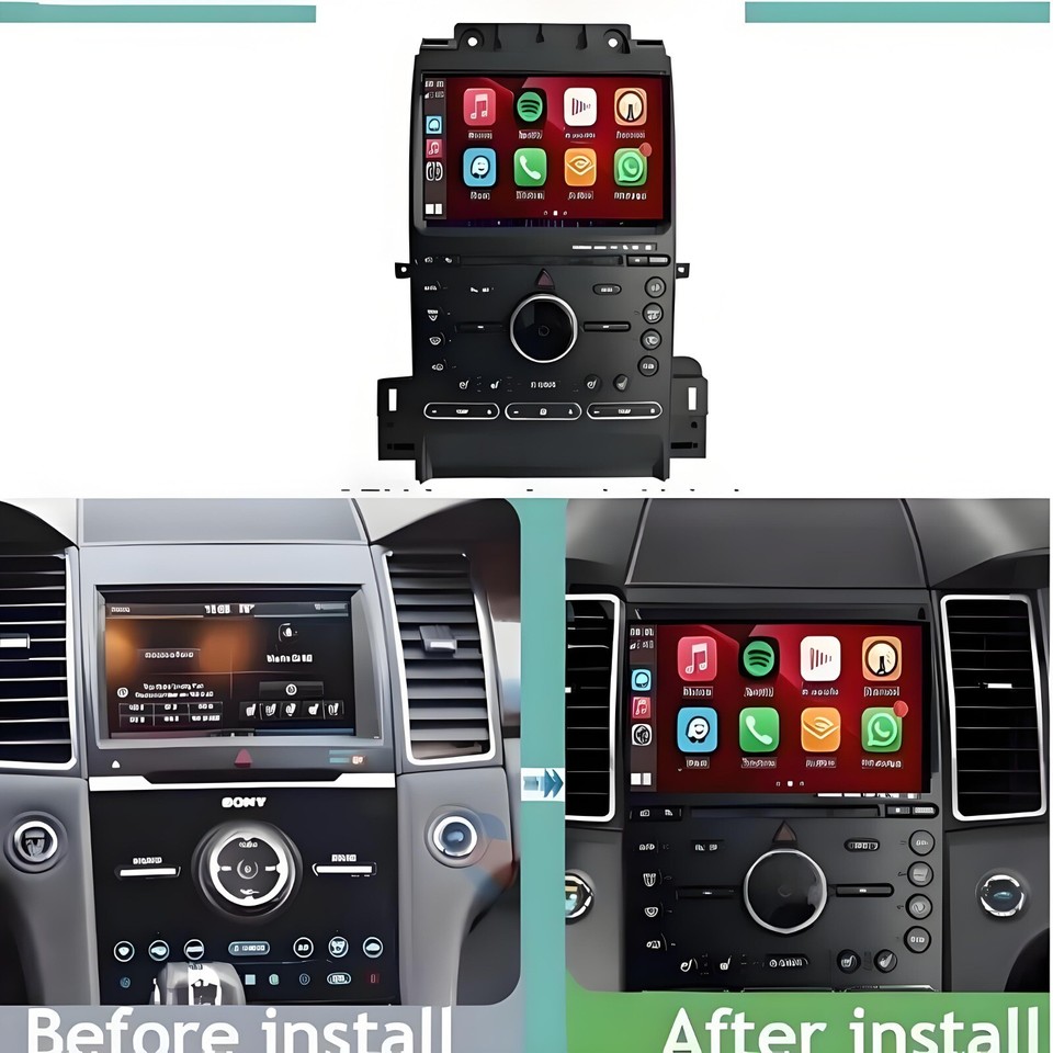 11-16 Fit Ford Taurus carplay wifi gps BT Car Stereo head unit Android ...