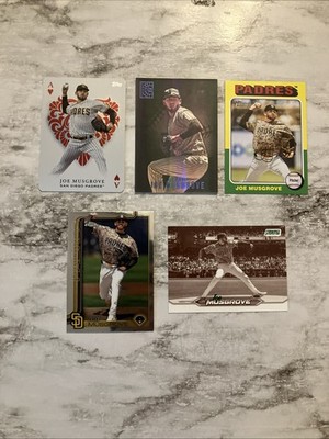 JOE MUSGROVE 5 Card Lot|2025 Topps Chrome,2024 Heritage,,TSC Sepia,2023 ...