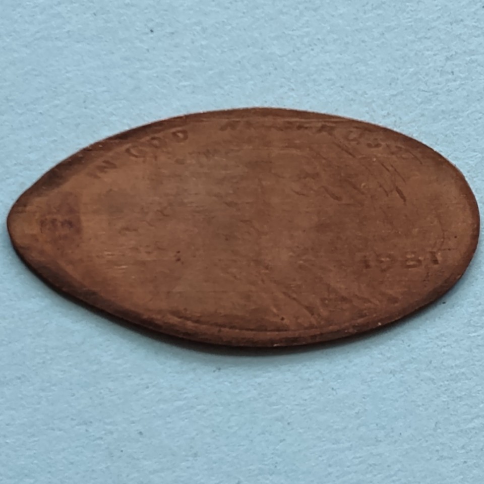 WALNUT RIDGE LODGE 390 Est 1881 Royal Arkansas Masonic Elongated Copper ...