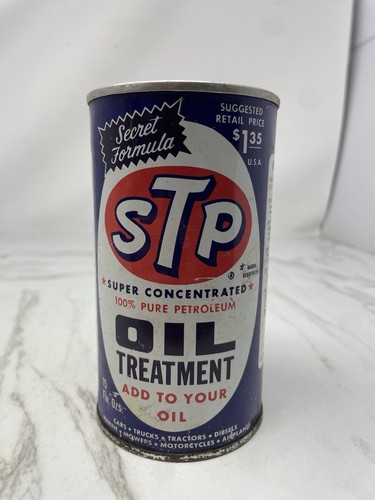Vintage STP Secret Formula Oil Treatment 15oz Tin Can Unopened | eBay